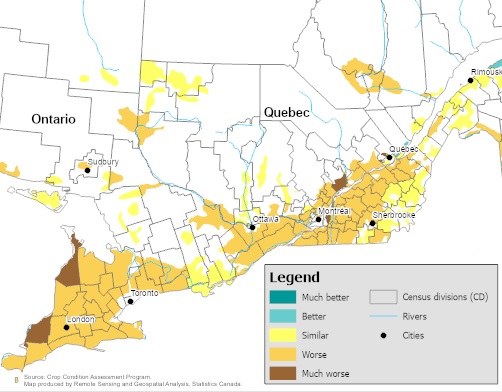 Maps: Vegetation Growth Lower in ... | Syngenta CA