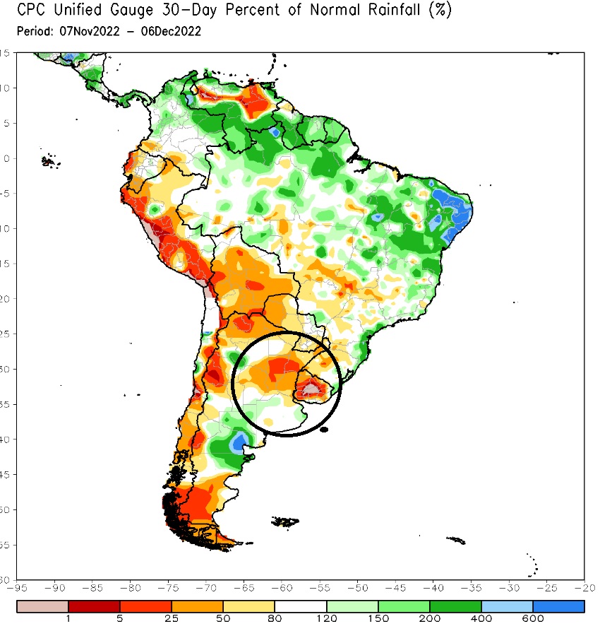 Map: Still Too Dry for Argentina | Syngenta CA