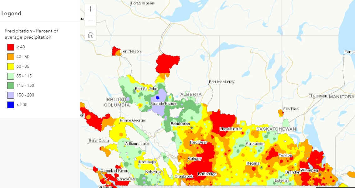 Map: May Prairie Precipitation Hi... | Syngenta CA